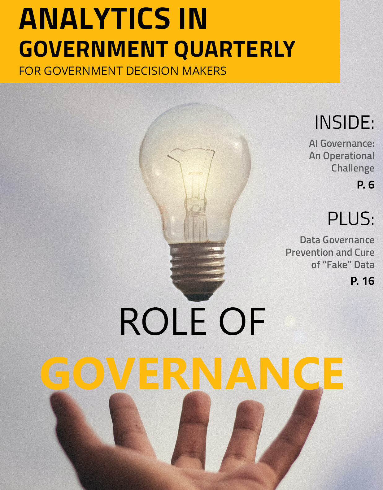 MAGAZINE | Government Analytics Research Institute (GARI) / Institut de ...